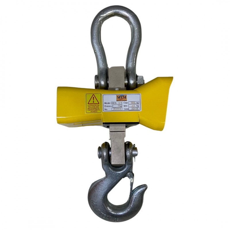 Balança de Grua Digital Suspensa Dinamômetro 5.000kg MTM